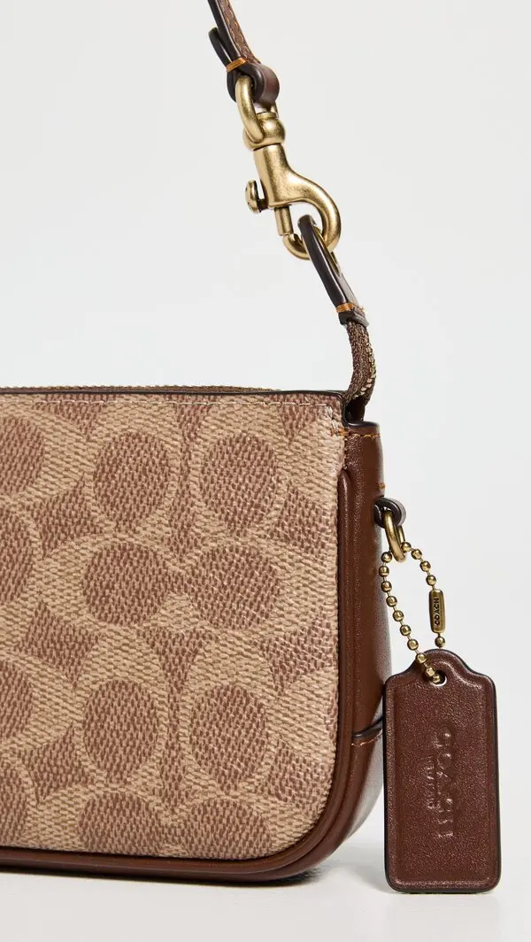 Coach Coated Canvas Signature Plaza Bag 18 - B4/Tan Brown